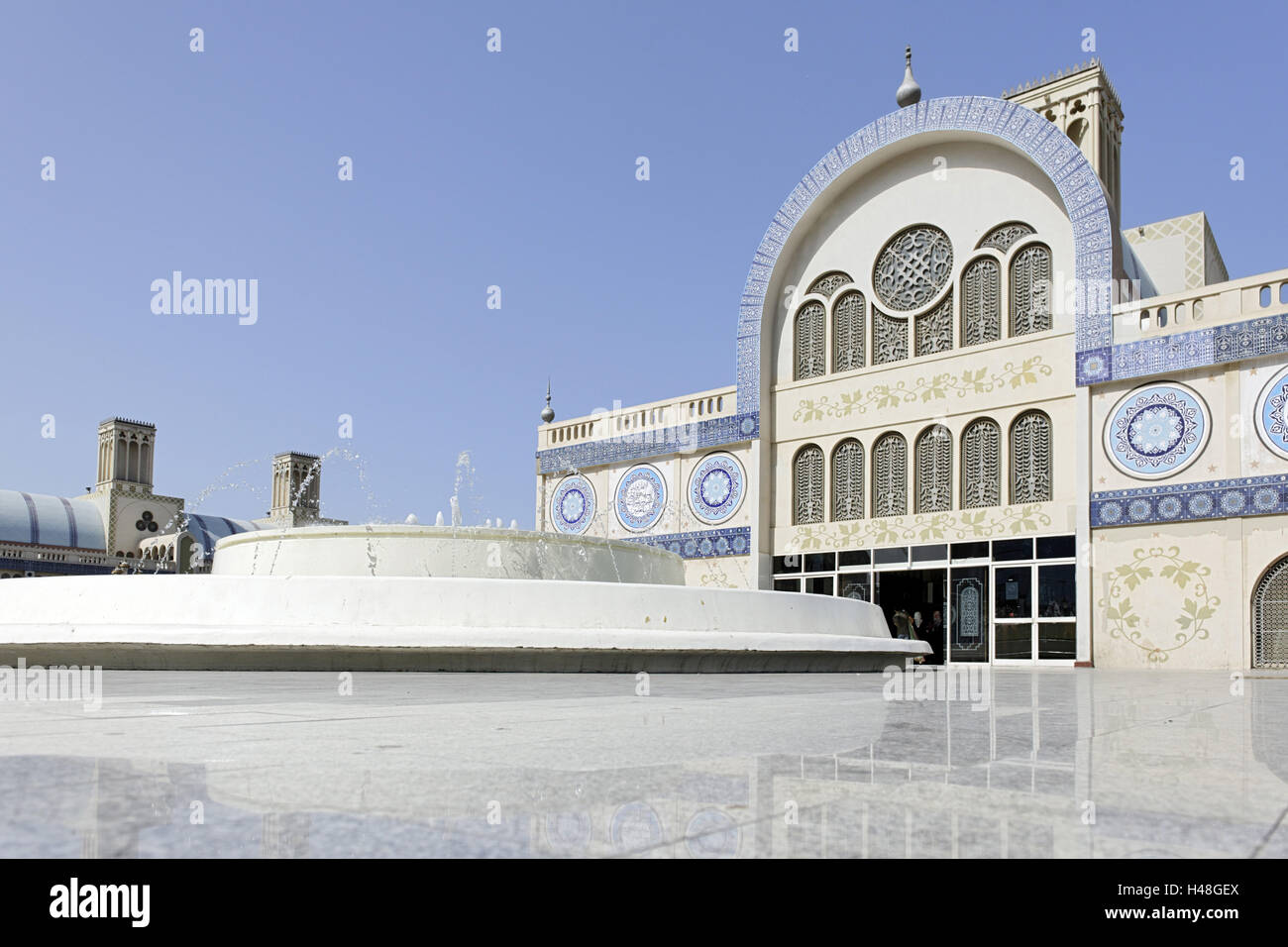 Input, Old Souk, blue Souk, traditional shopping centre, emirate ...
