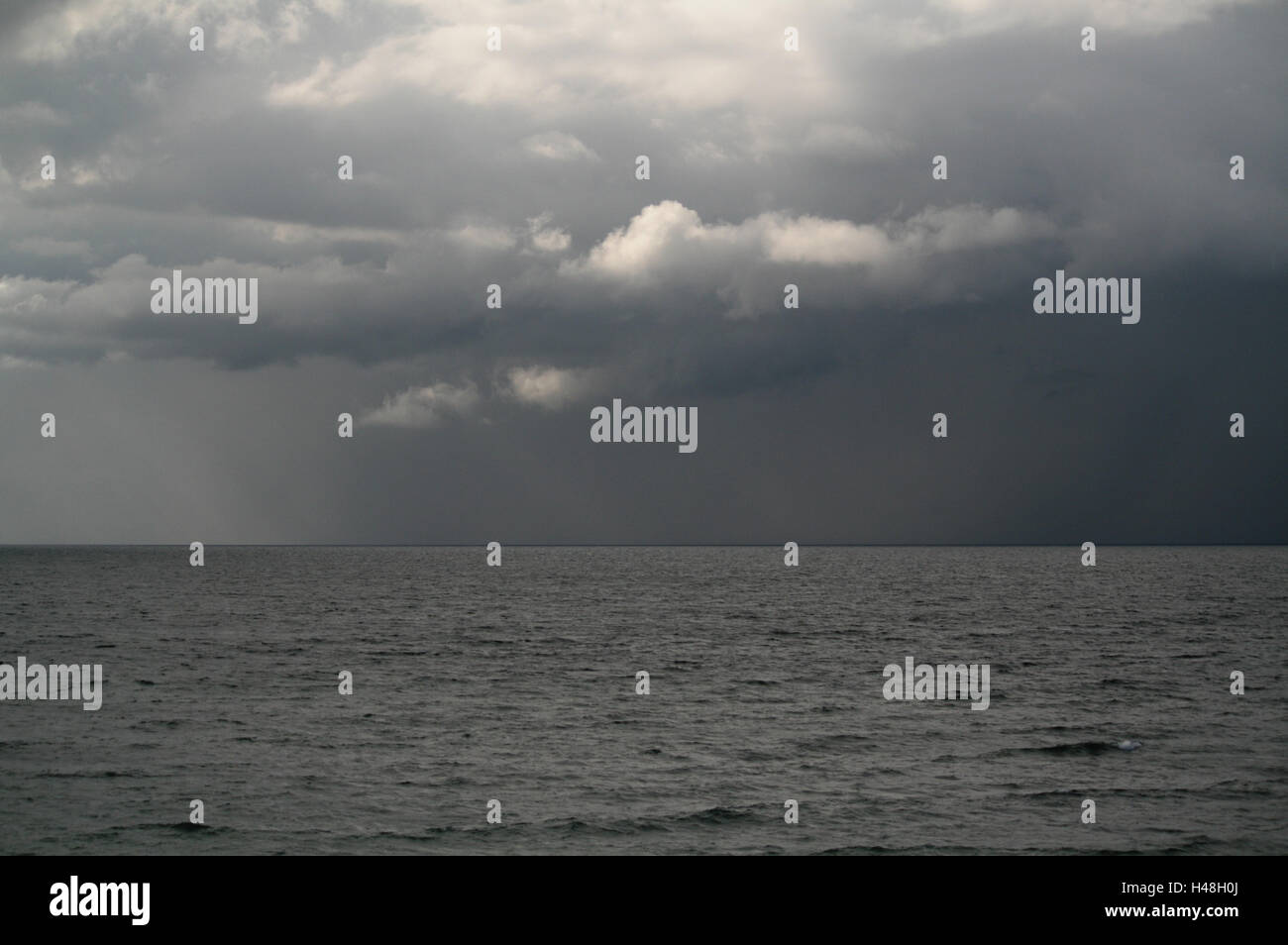 The Baltic Sea, Rügen, storm, rain Stock Photo - Alamy