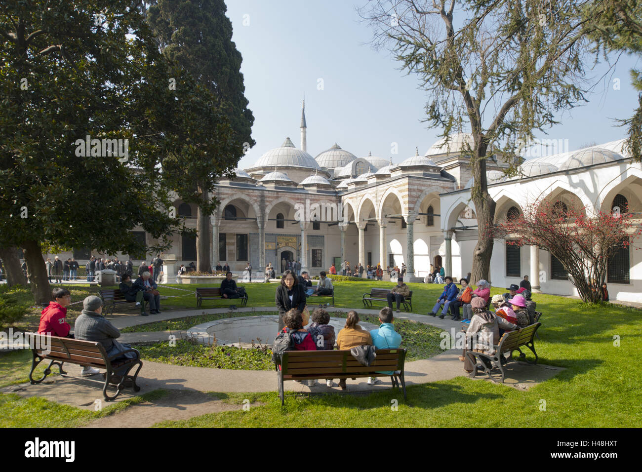 Turkey, Istanbul, Topkapi Saray, the third palace court, relic houses ...