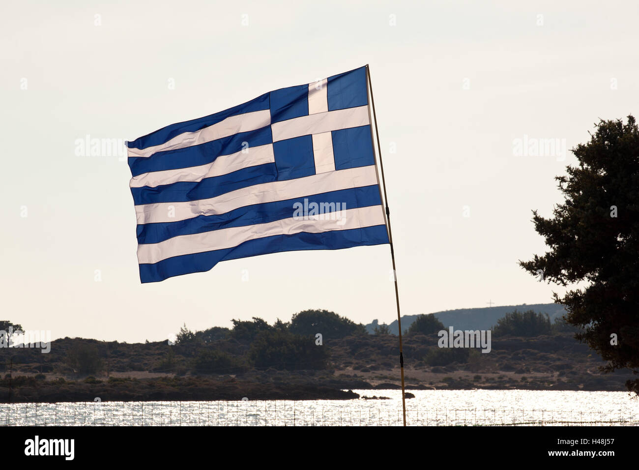Crete flag hi-res stock photography and images - Alamy