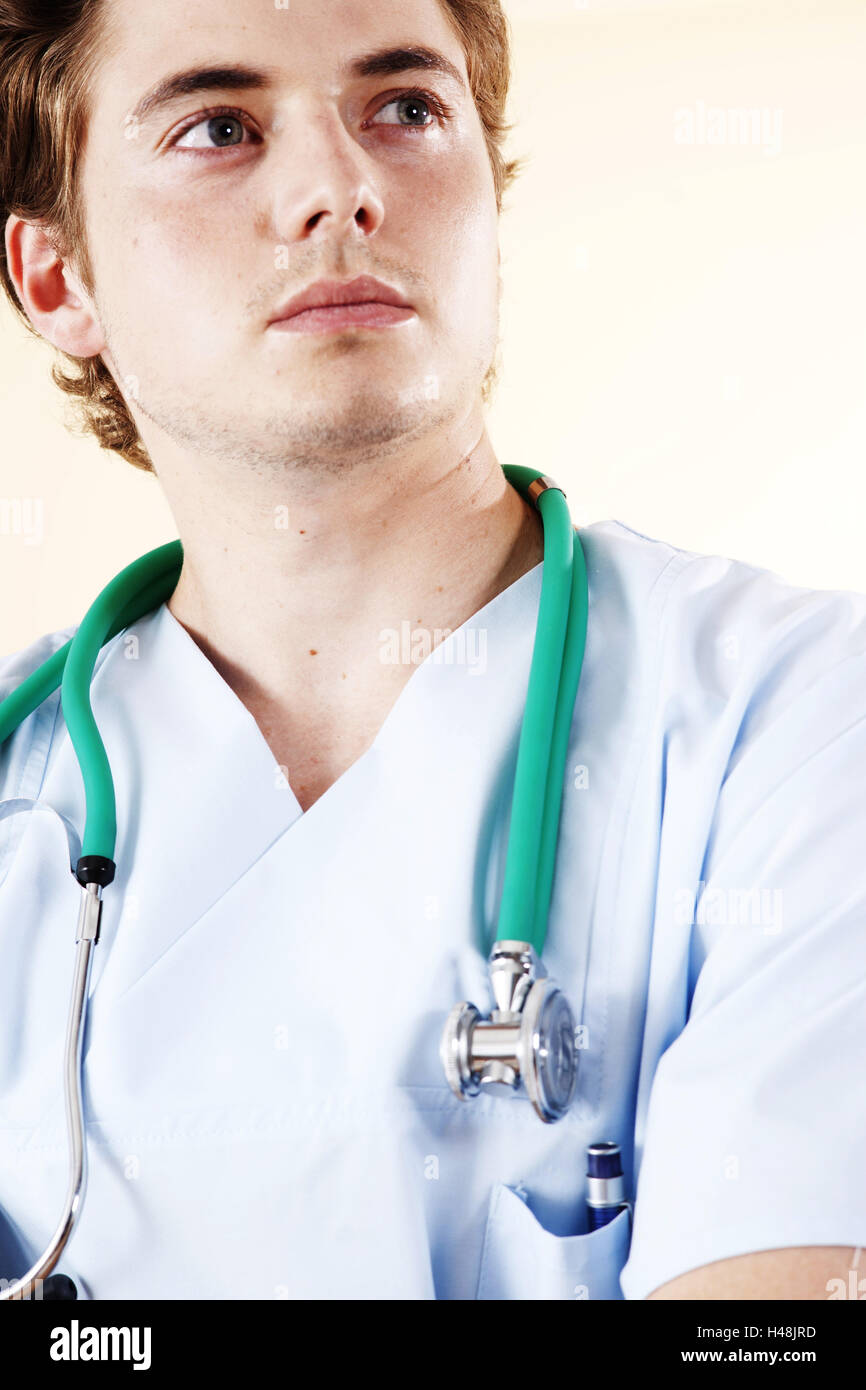 Portrait of a young doctor Stock Photo - Alamy