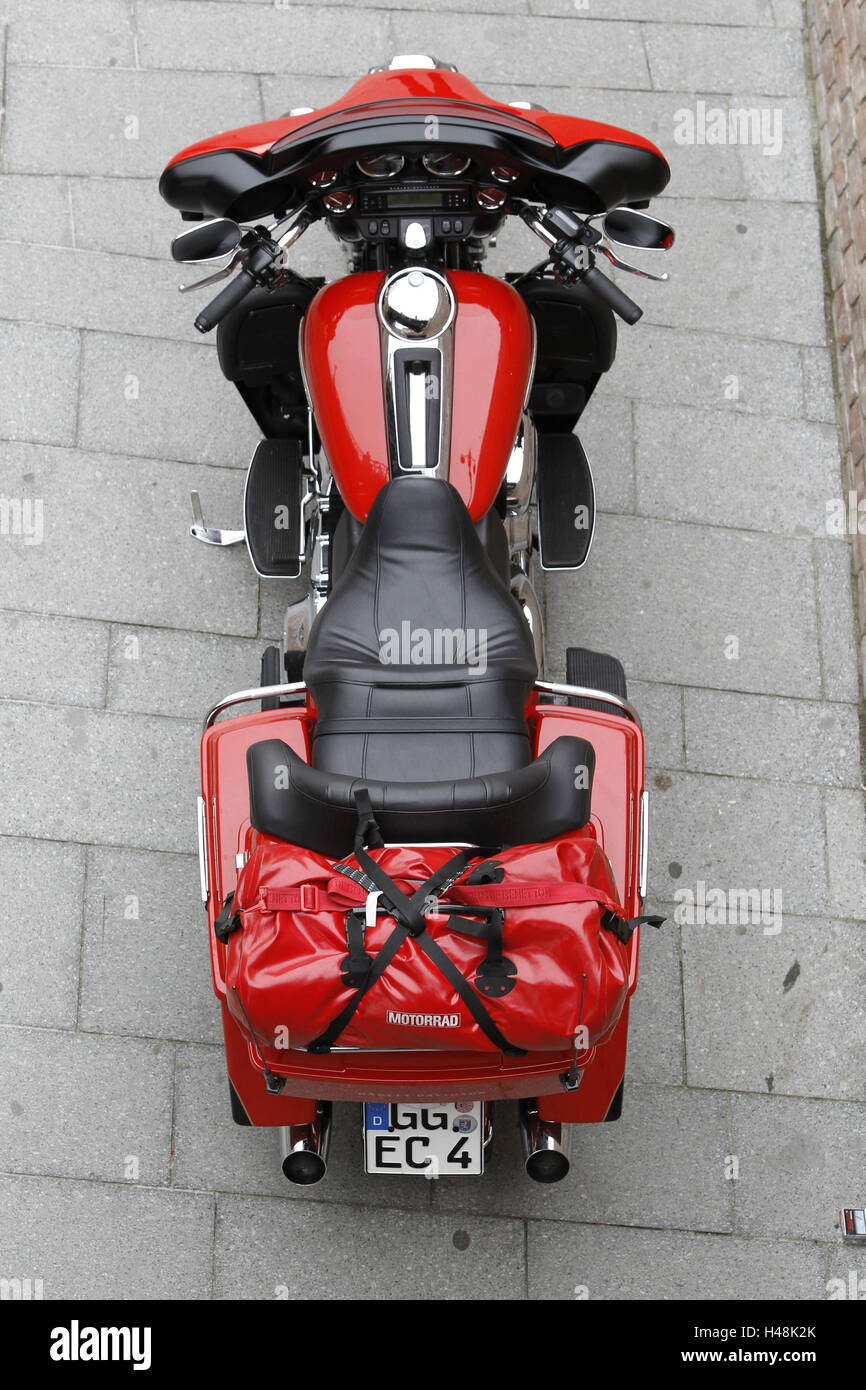 Motorcycle top view hi-res stock photography and images - Alamy