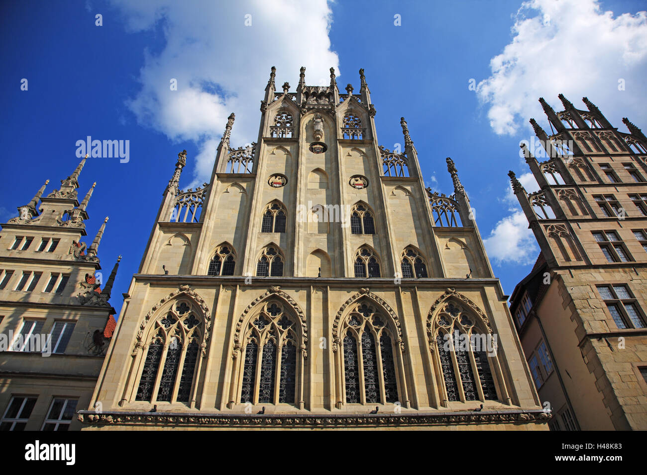 Germany, North Rhine-Westphalia, Münster, historical buildings, city ...