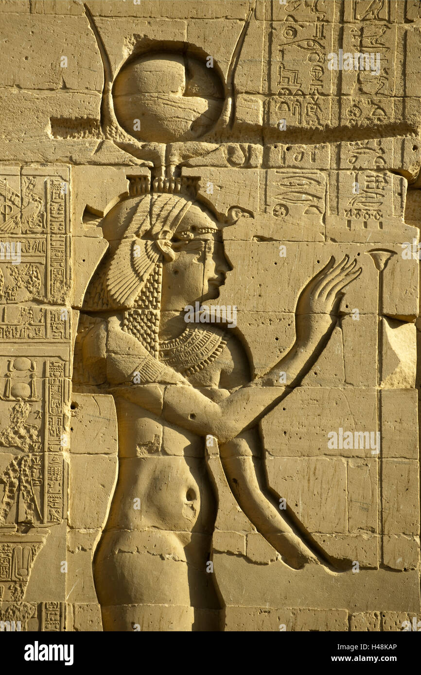 Goddess isis aswan hi-res stock photography and images - Alamy