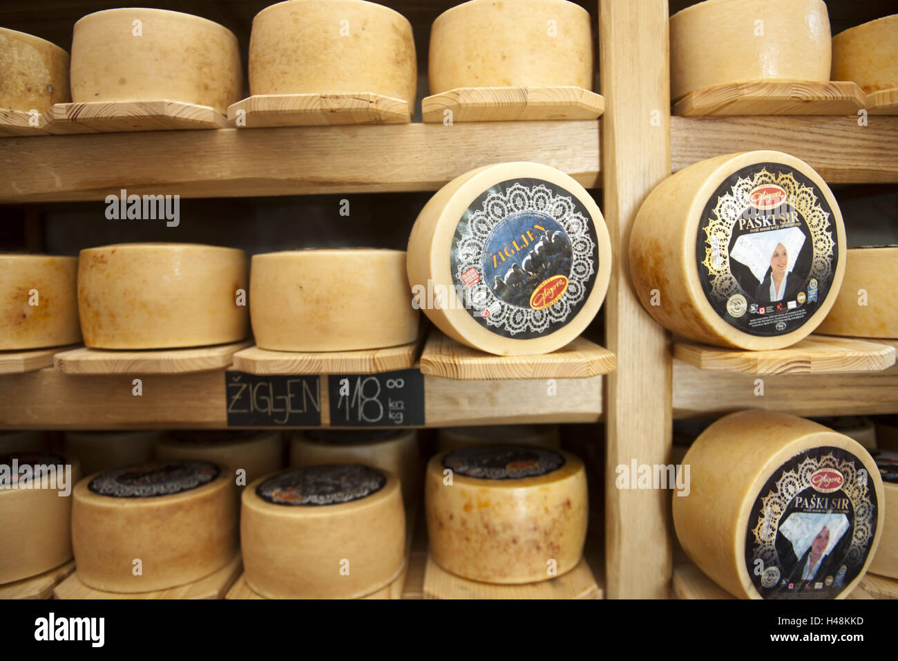 Croatia, Dalmatia, peninsula Pag, of a speciality is the Pager cheese ...