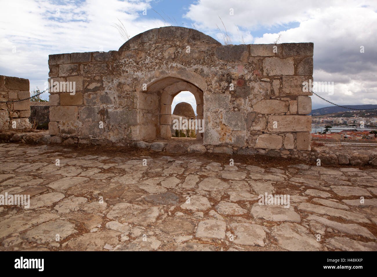 Greece, Crete, Rethimnon, Fortezza Stock Photo - Alamy