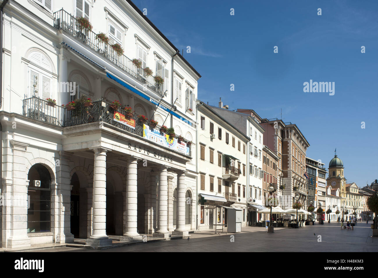 Croatia, Rijeka, the Korzo, the promenade Rijeka Stock Photo - Alamy