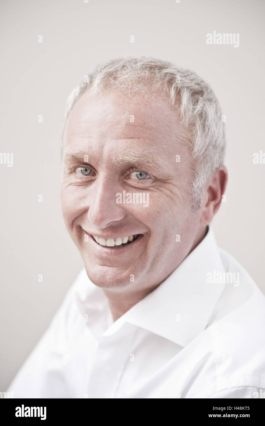 Man, smile, portrait Stock Photo - Alamy