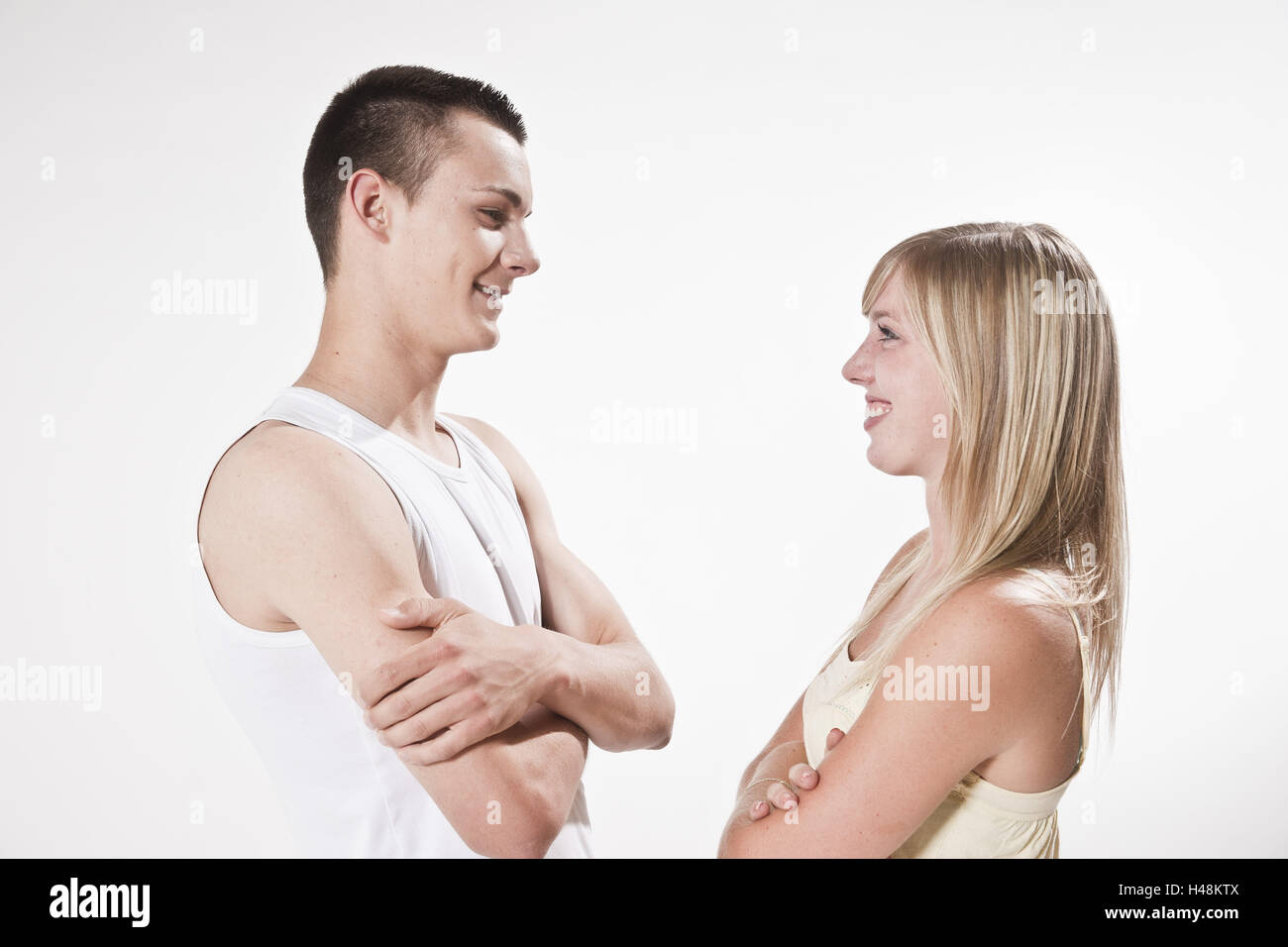 Confronted by hi-res stock photography and images - Alamy