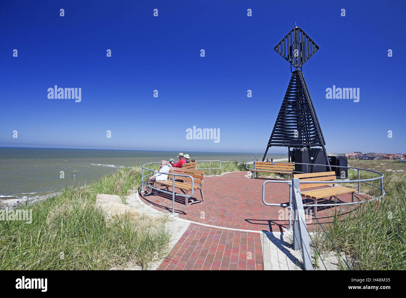 Lookout on Baltrum (island Stock Photo - Alamy
