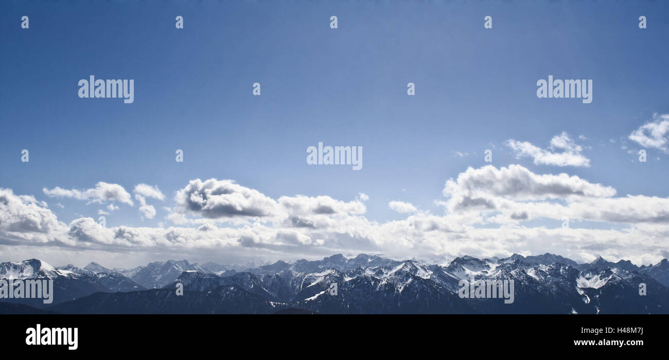 Panorama from bavarian alps alpine hi-res stock photography and images ...