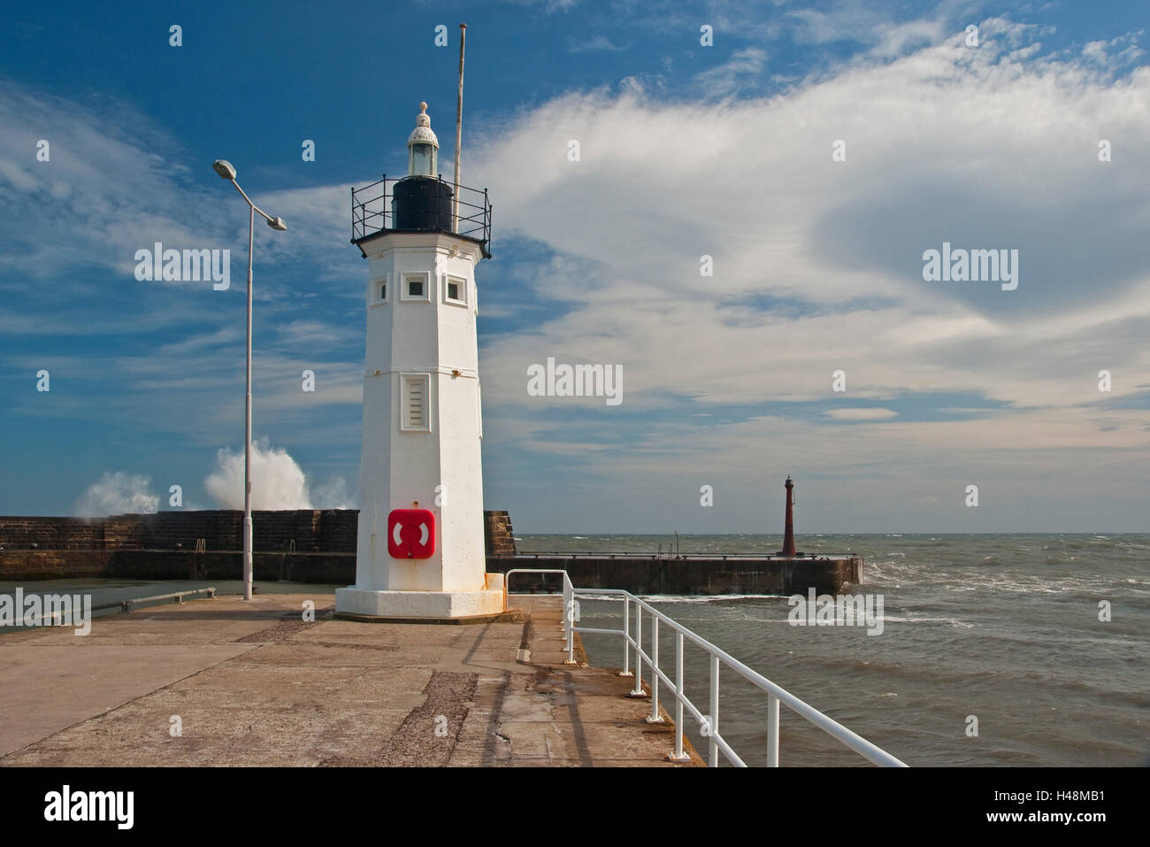 Scotland, Anstruther Lighthouse Stock Photo - Alamy