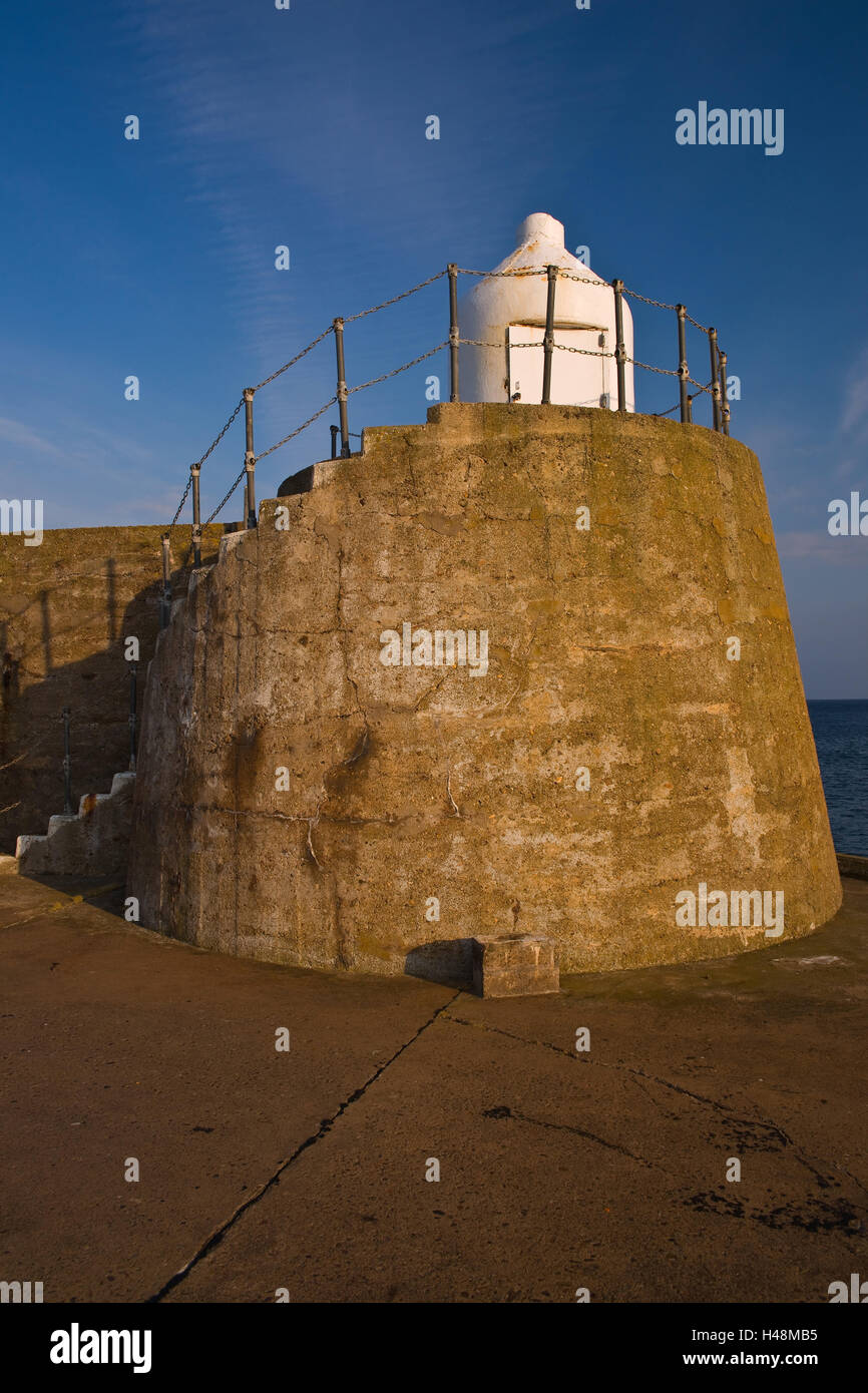 Scotland, Findochty, pier Stock Photo - Alamy