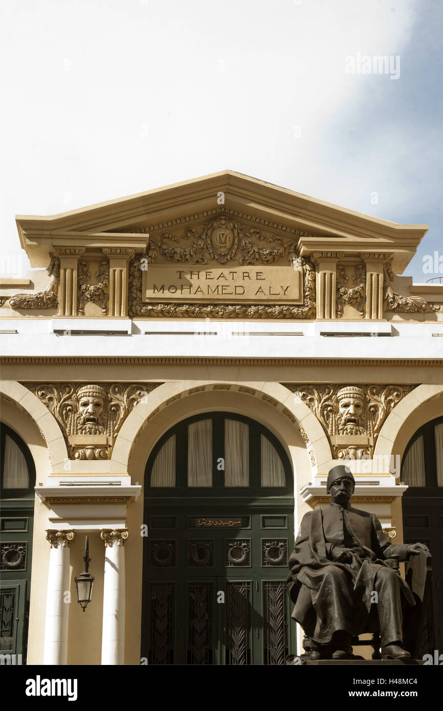 Egypt, Alexandria, opera-house 'Sayed Darwish theatre' or 'Mohamed Aly ...