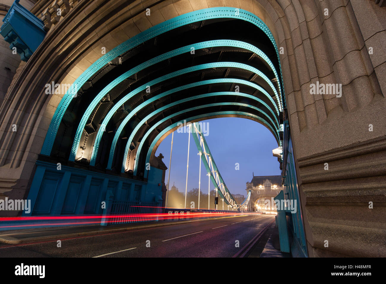 UK, London, Tower Bridge, dusk Stock Photo - Alamy