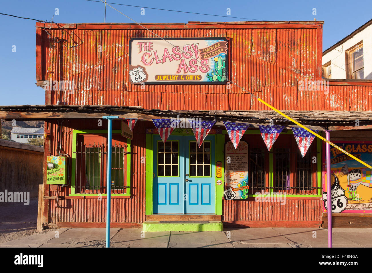USA, Arizona, route 66, Oatman Stock Photo - Alamy