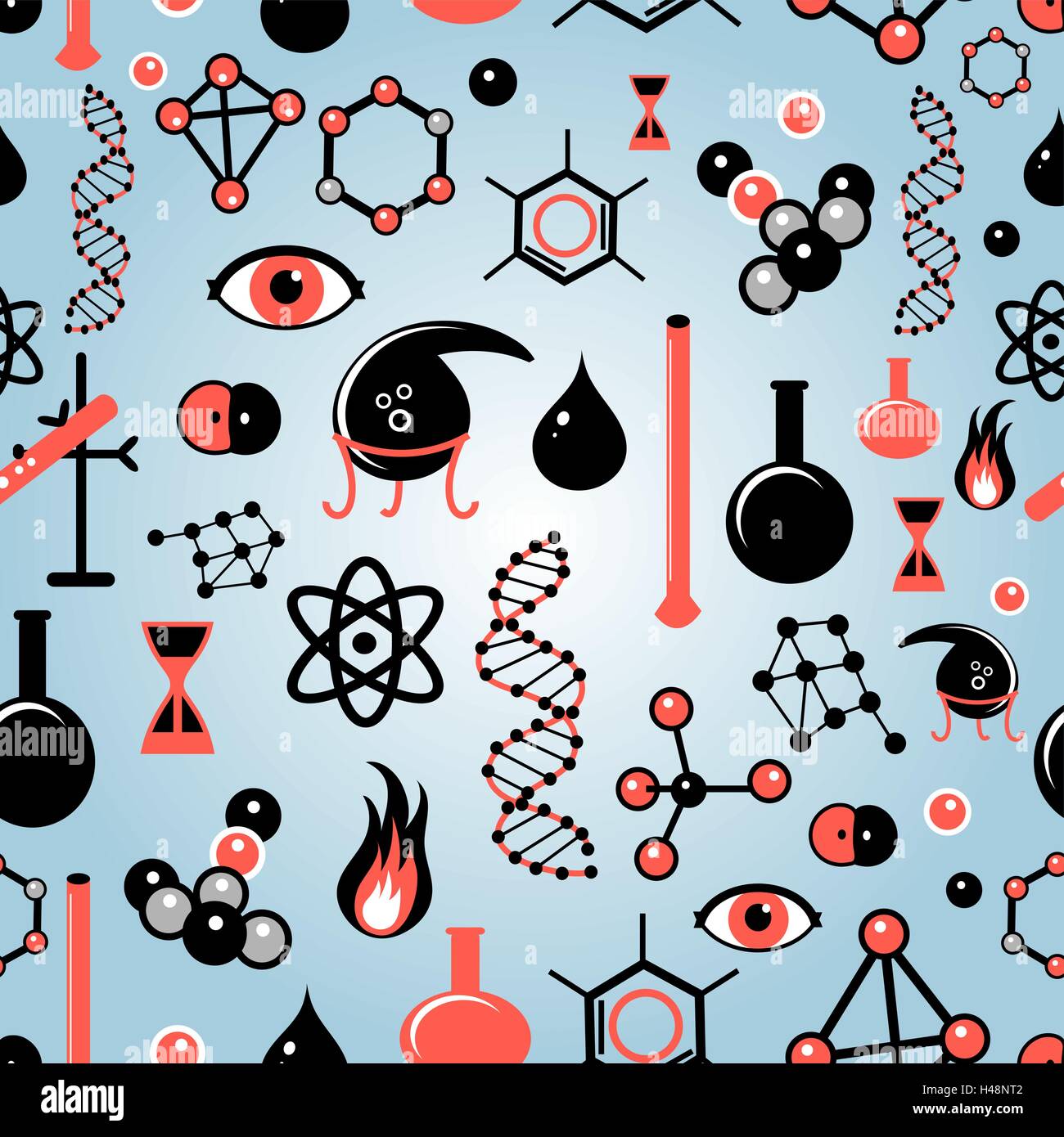 Seamless pattern of chemical elements Stock Vector Image & Art - Alamy