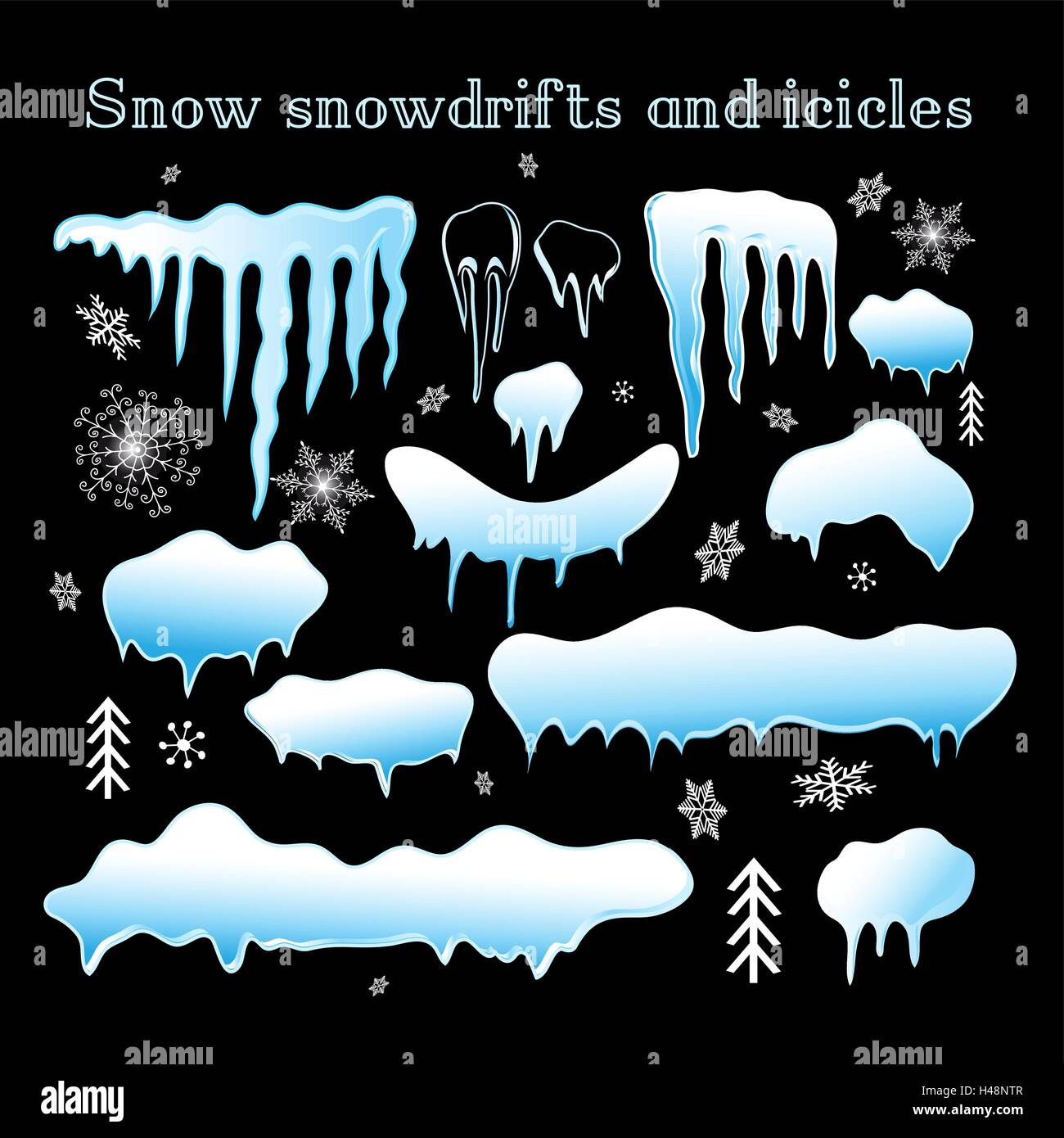 Drifts of ice Stock Vector Images - Alamy