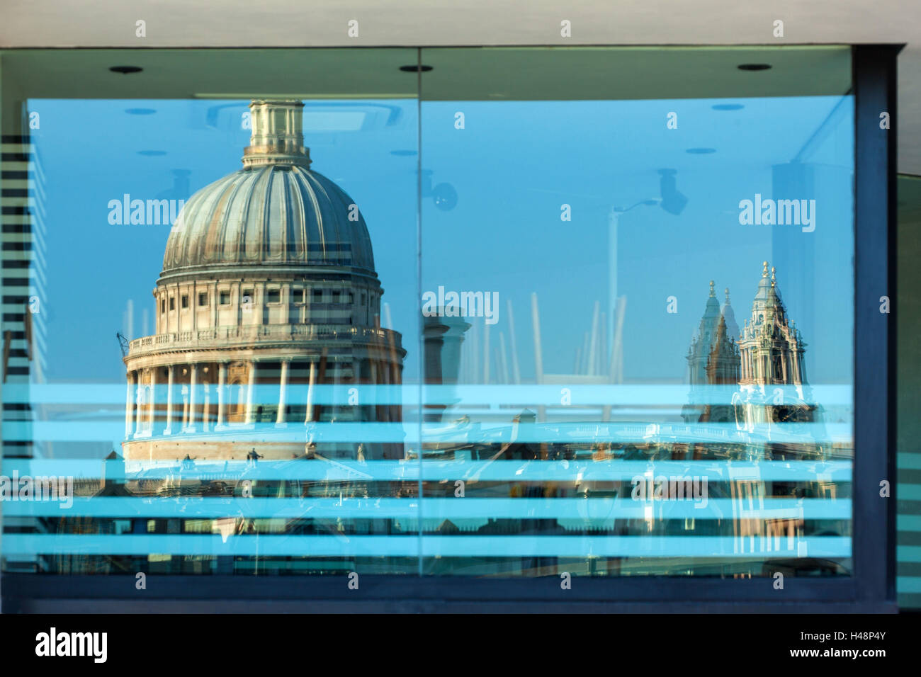 UK, London, reflection St Paul's Cathedral Stock Photo - Alamy
