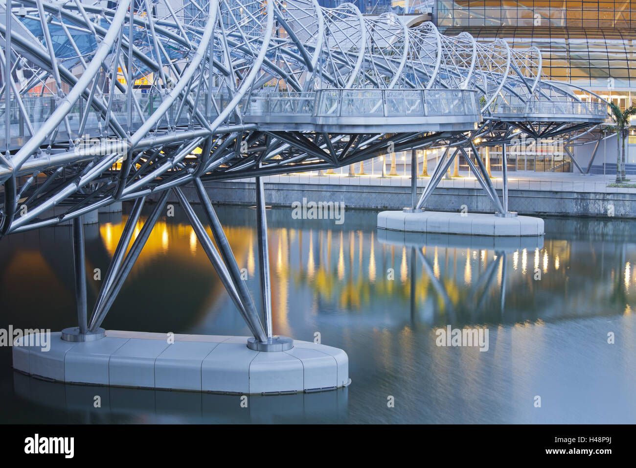 Helix bridge construction hi-res stock photography and images - Alamy