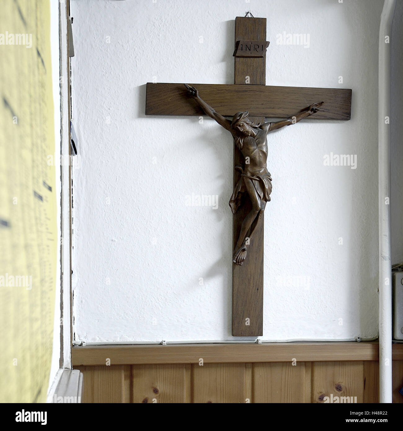 Cross in a Travellers' Aid Stock Photo - Alamy