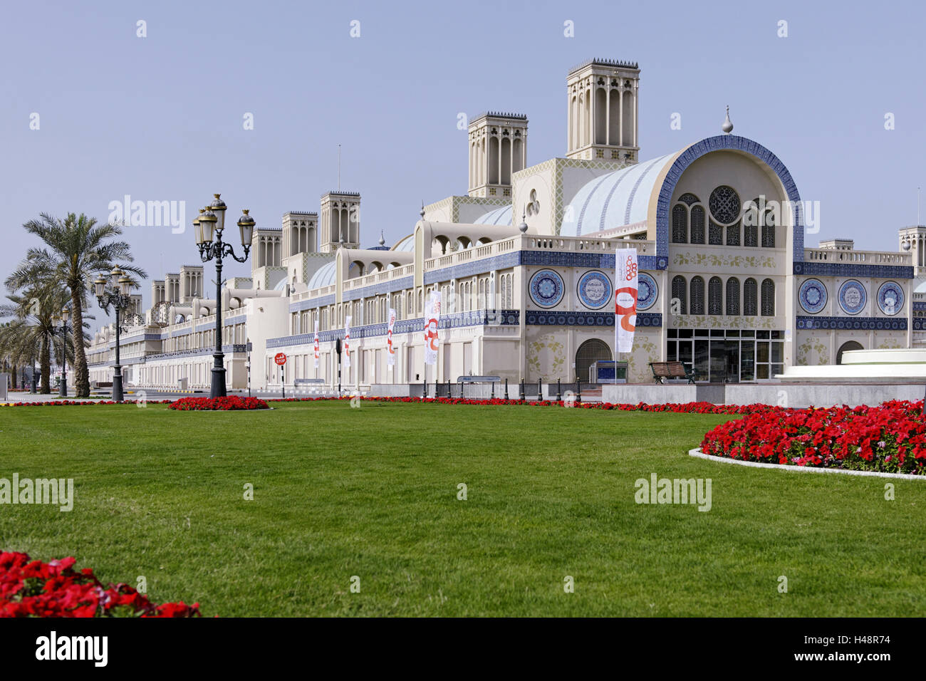 Old Souk, blue Souk, traditional shopping centre, emirate Sharjah ...