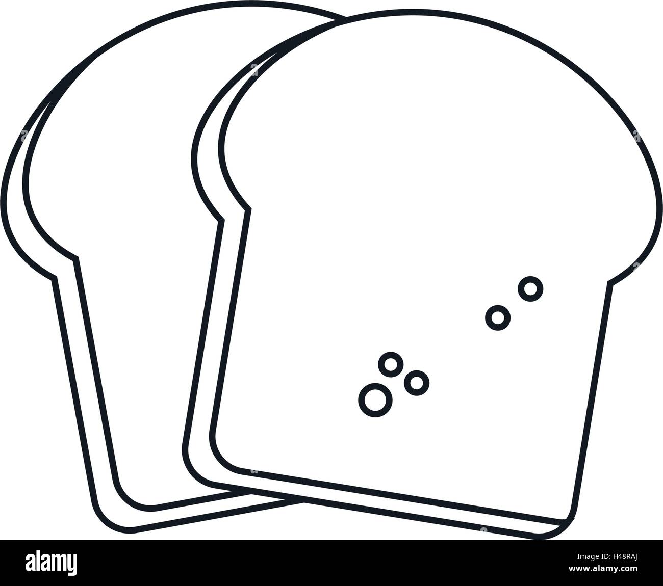 Isolated bread food design Stock Vector Image & Art - Alamy