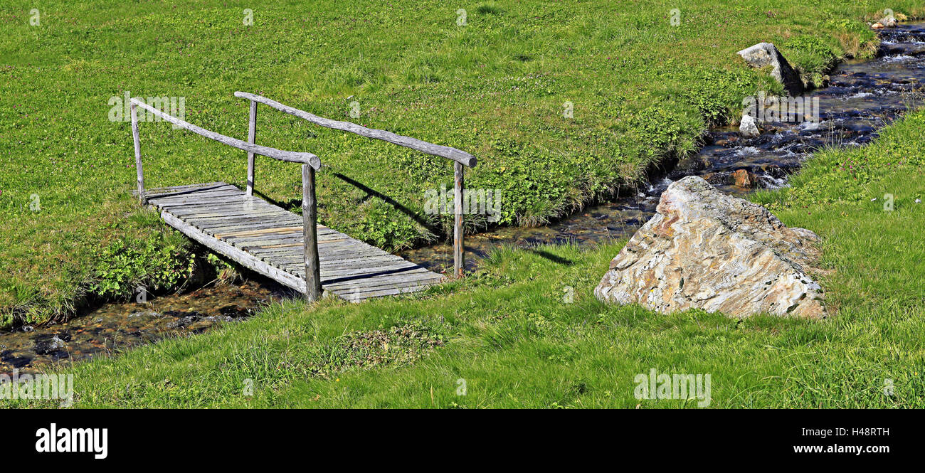 Bridge about brook Stock Photo - Alamy