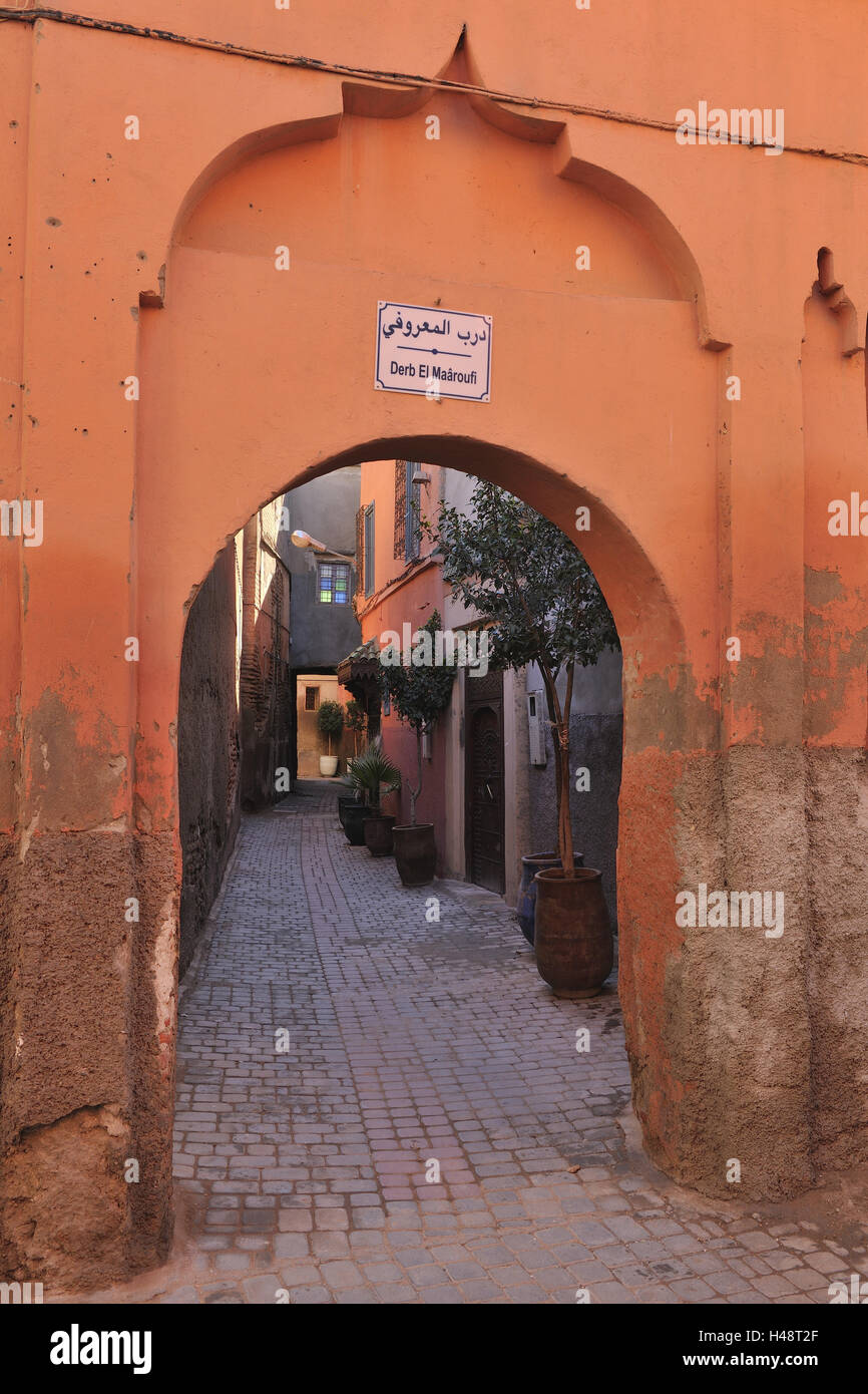 Historic town wall marrakech morocco hi-res stock photography and ...