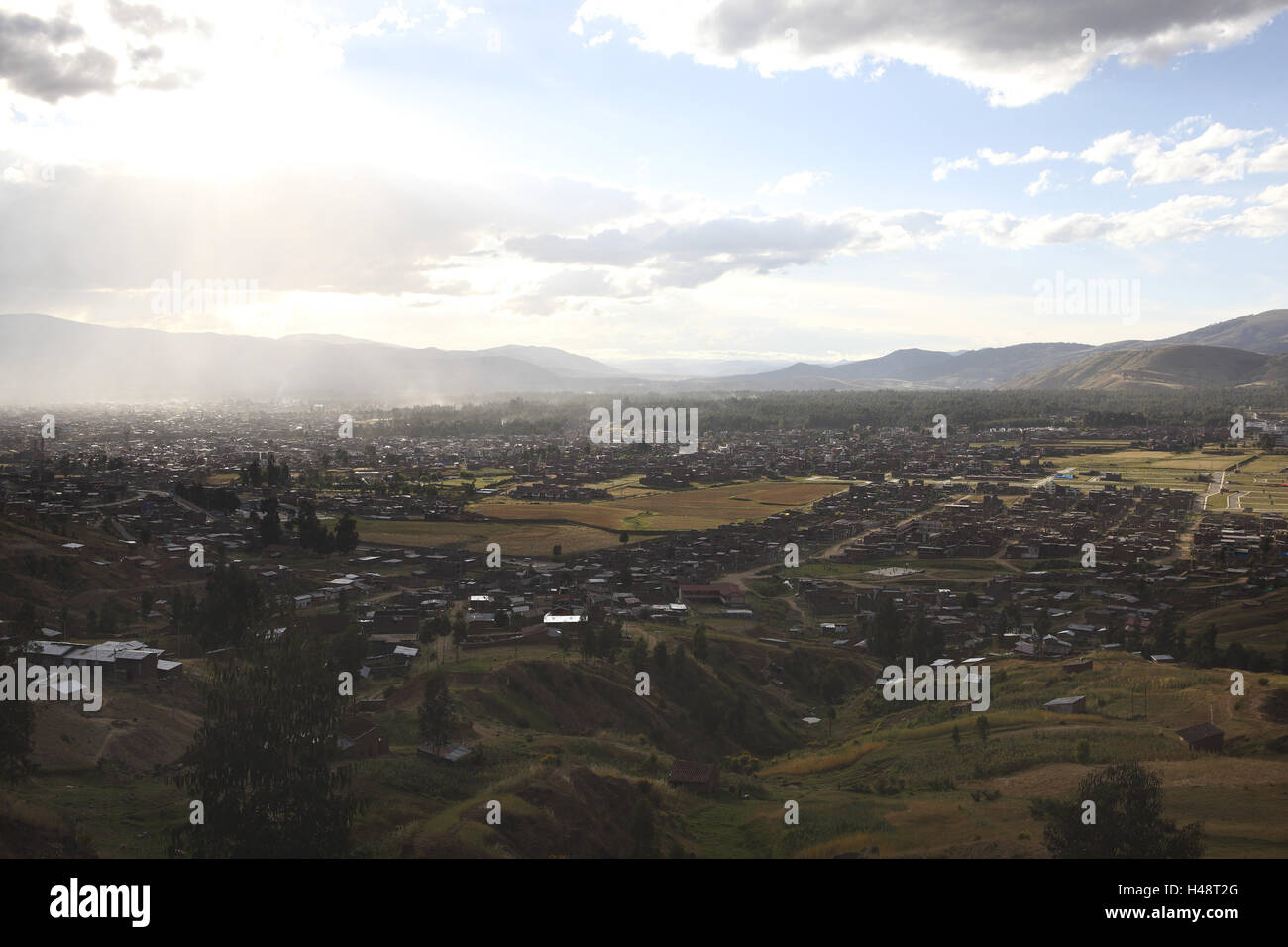 Peru, the Andes, Huancayo, Torre Torre Stock Photo - Alamy