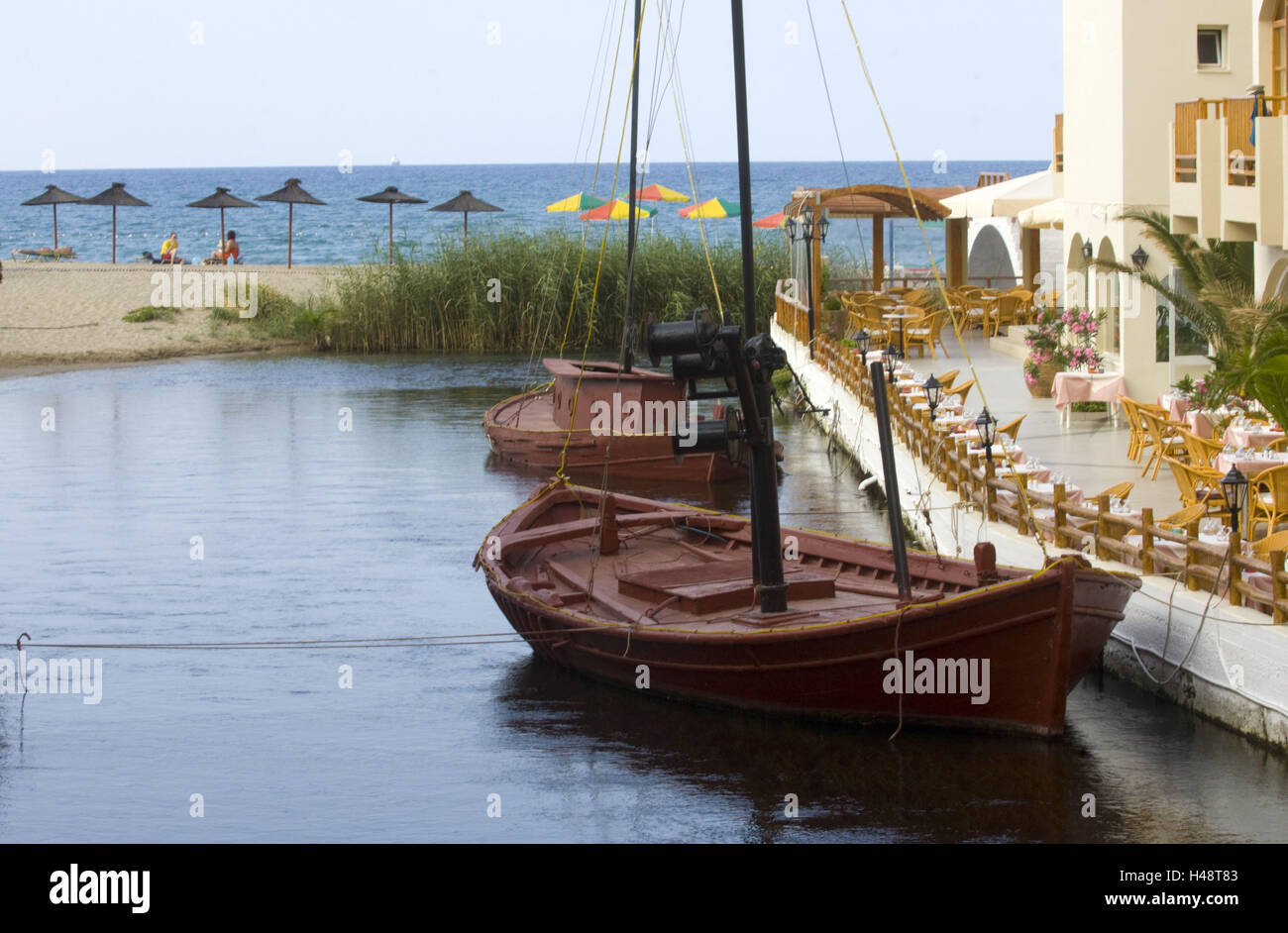 Kalyves crete greece beach hi-res stock photography and images - Alamy