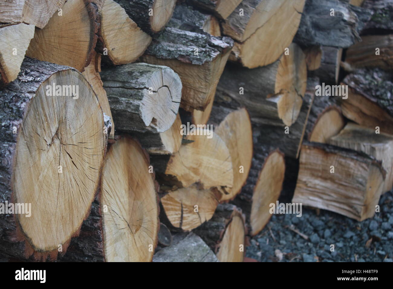 close up of a log pile Stock Photo - Alamy