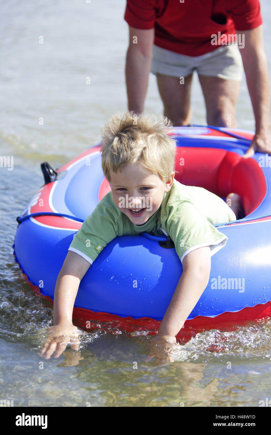 Boy model boat hi-res stock photography and images - Alamy