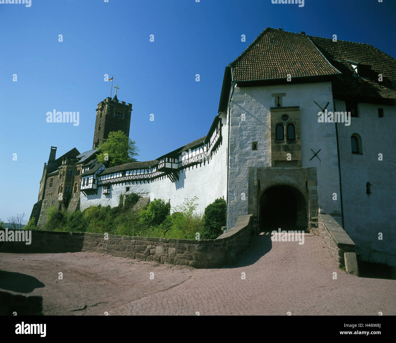 Germany, Thuringia, Eisenach, Wartburg, hill, mountain, mountain Wart ...