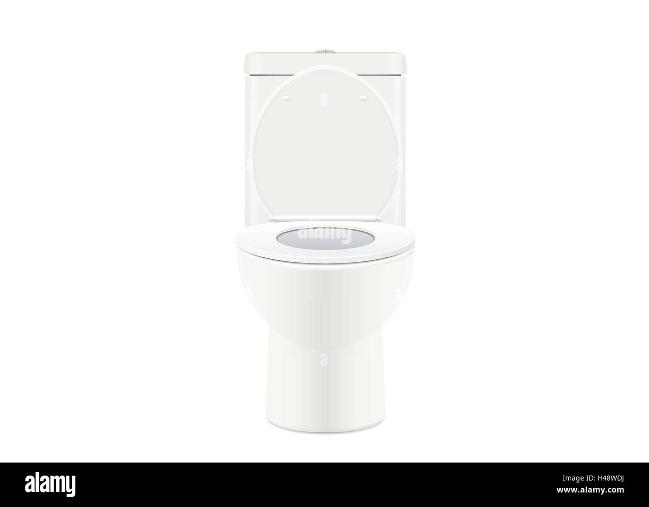 White toilet bowl open cover Stock Vector Image & Art - Alamy