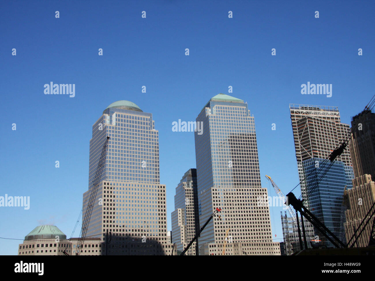The USA, New York city, World Financial centre, North America, town ...