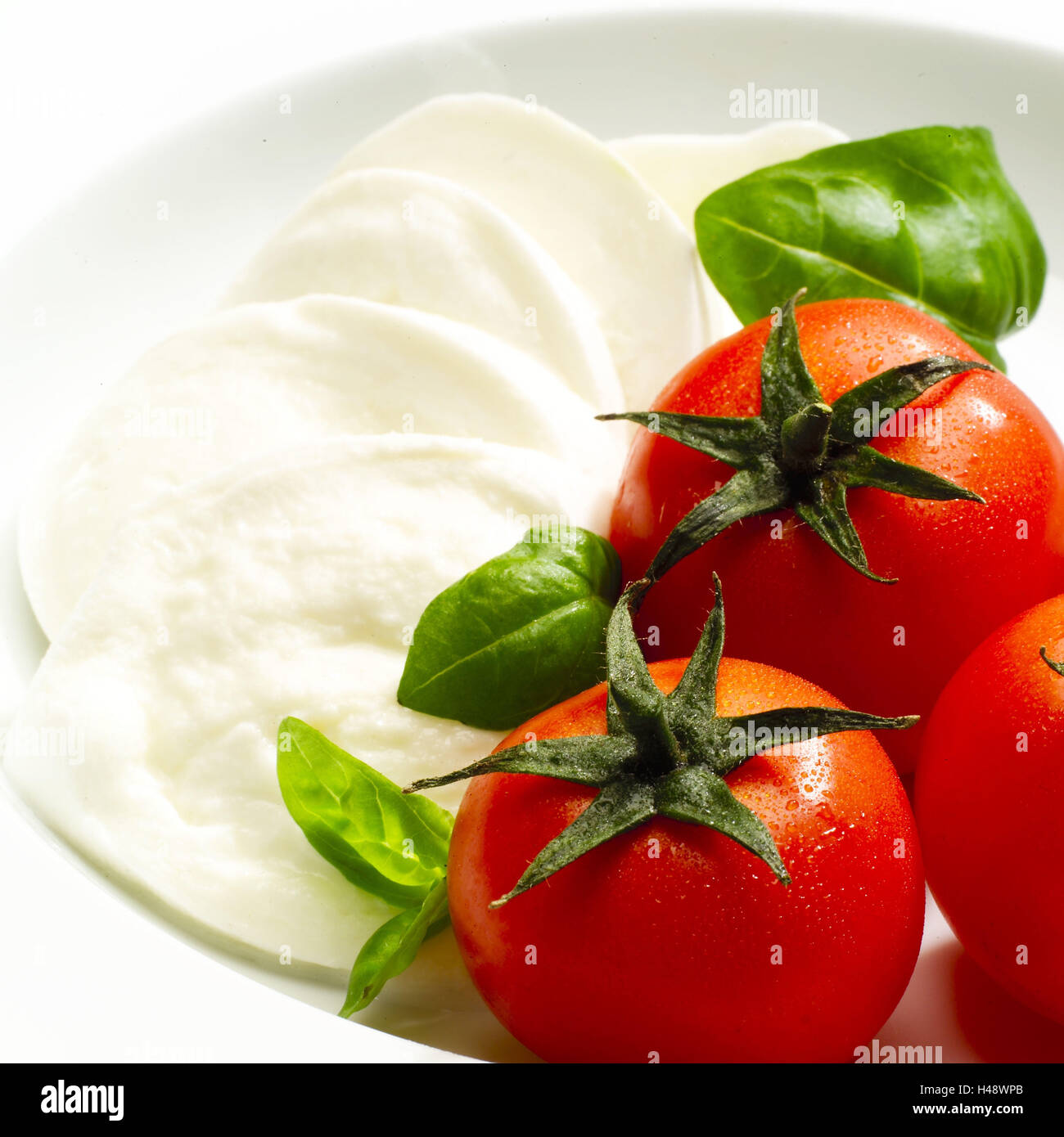 Mozzarella plate hi-res stock photography and images - Alamy