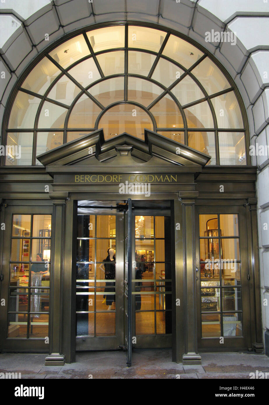 The USA, New York city, Fifth avenue, fashion department store ...