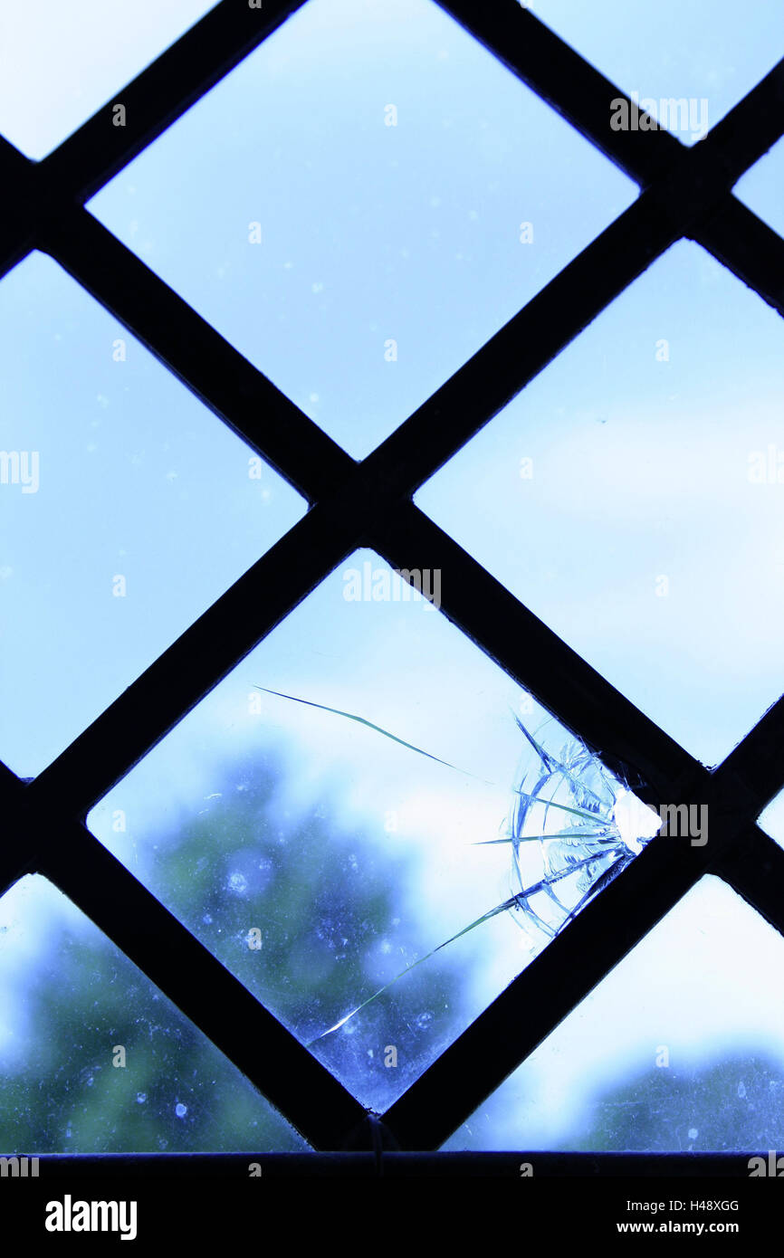 Window, bars, slice, broken, window pane, windowpane, jumped, Luring ...