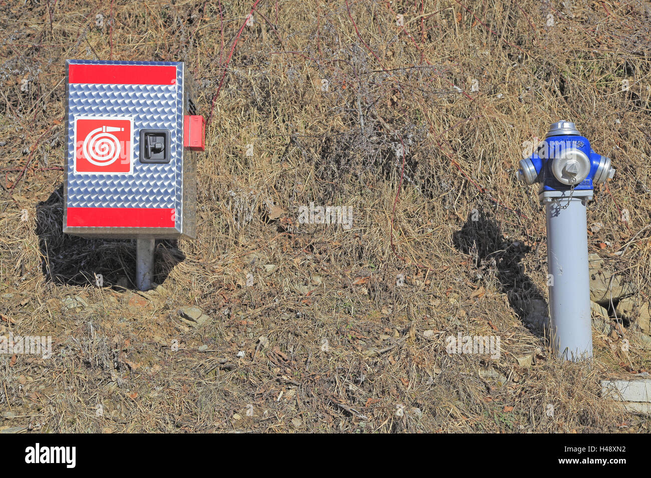 Fire prevention, flexible tubing cases, fire hydrant Stock Photo - Alamy