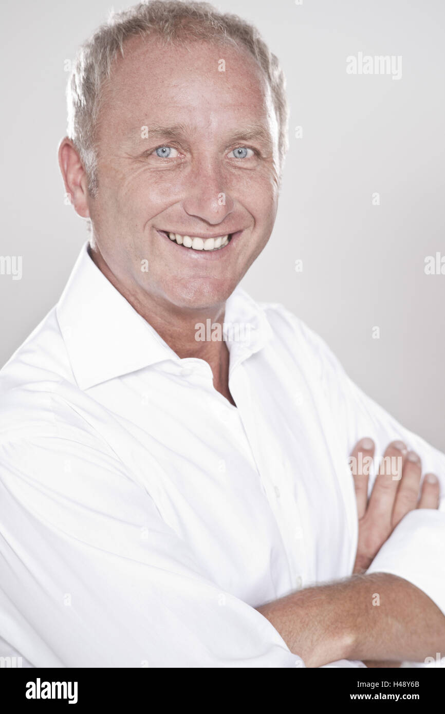Man, smile, portrait Stock Photo - Alamy