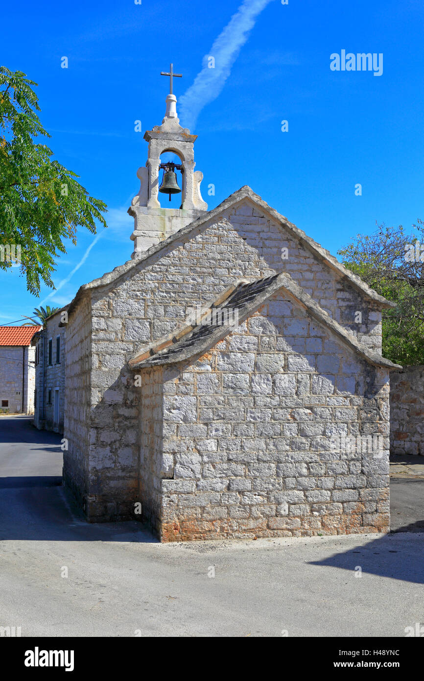 St Roch Church, Vrboska, Hvar Island, Croatia, Dalmatia, Dalmatian ...