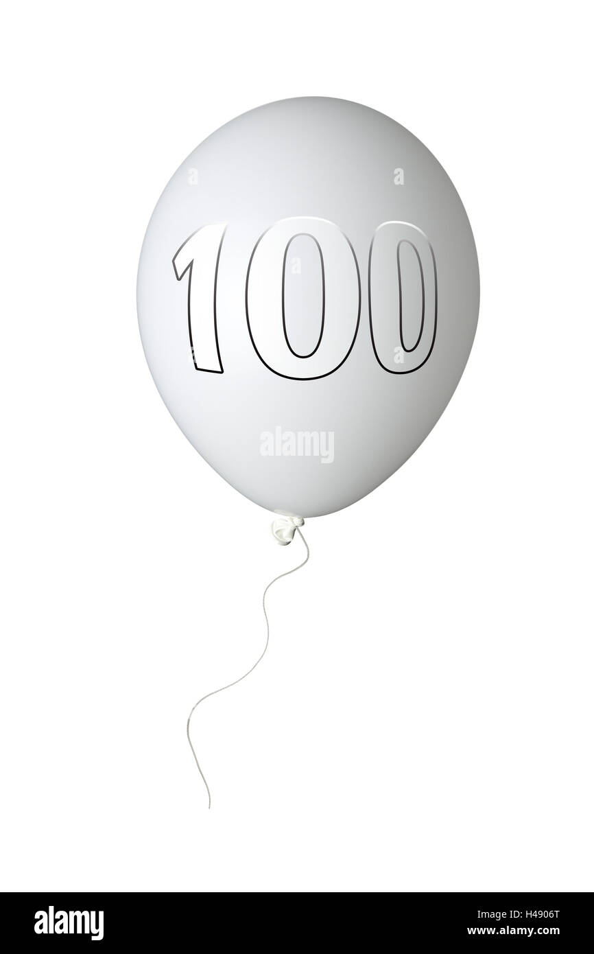 100th birthday balloon hi-res stock photography and images - Alamy