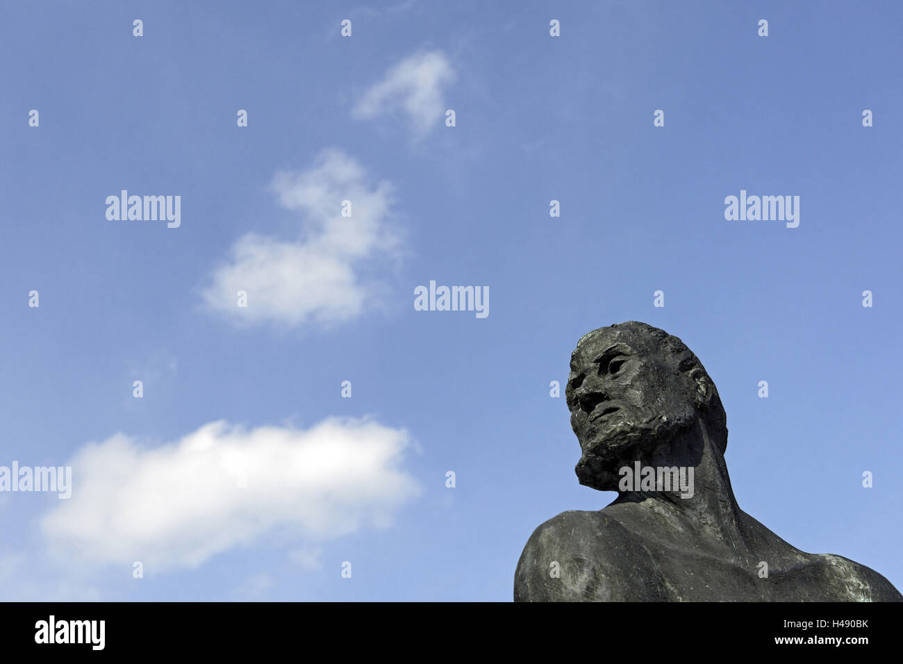 Störtebeker monument, Osakaallee, Hafencity, Hamburg, Germany Stock ...
