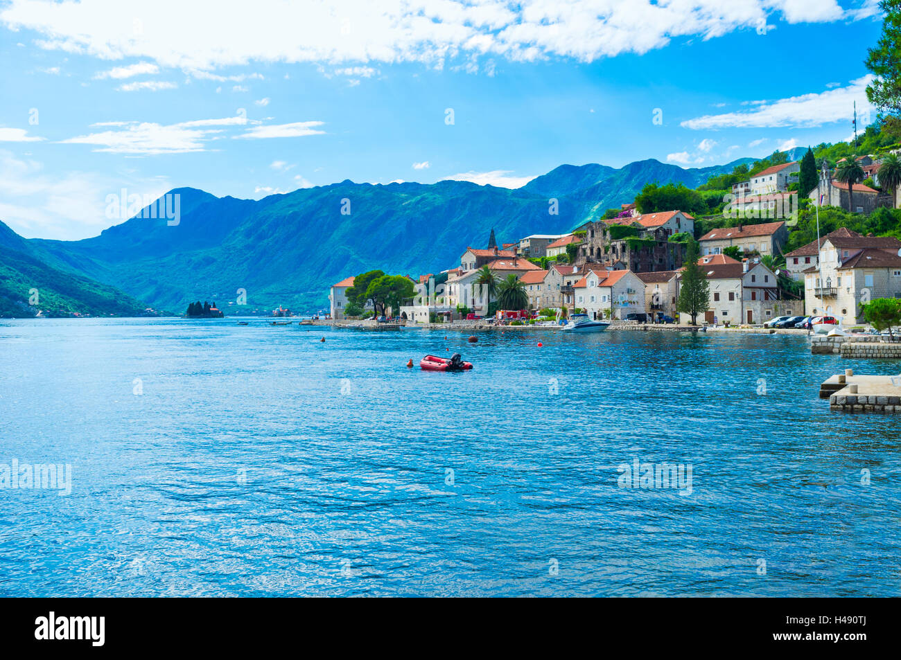 The small town lies beneath the hill of St. Ilija, surrounded by ...