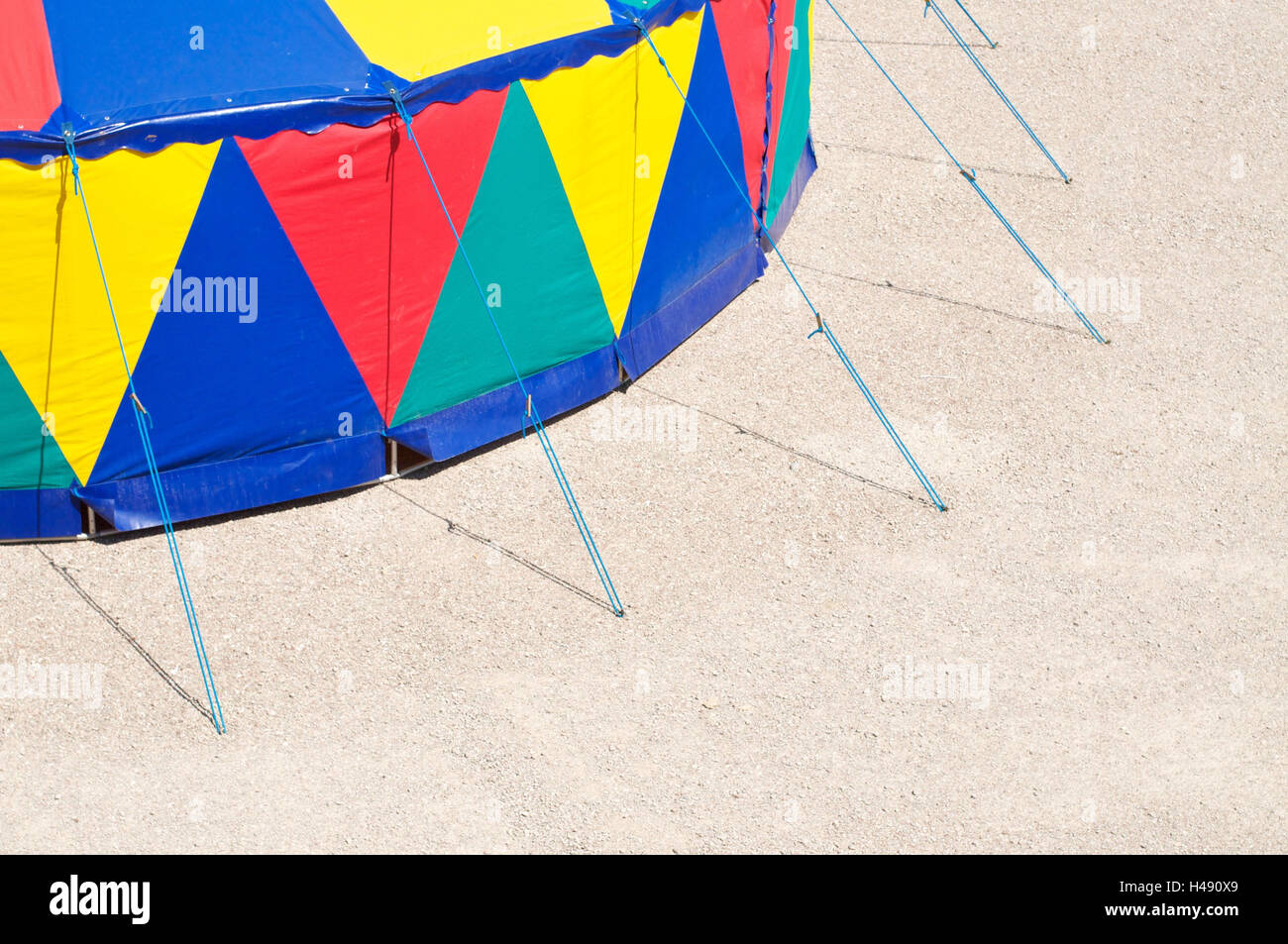 Circus tent, side wall, detail Stock Photo - Alamy