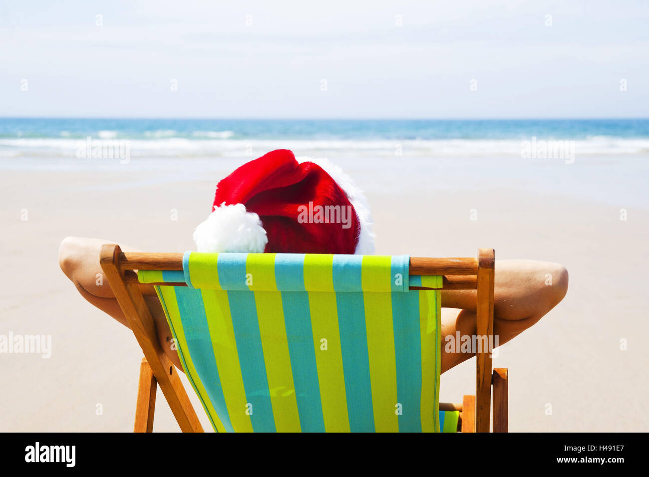 Back of beach chair hi-res stock photography and images - Alamy
