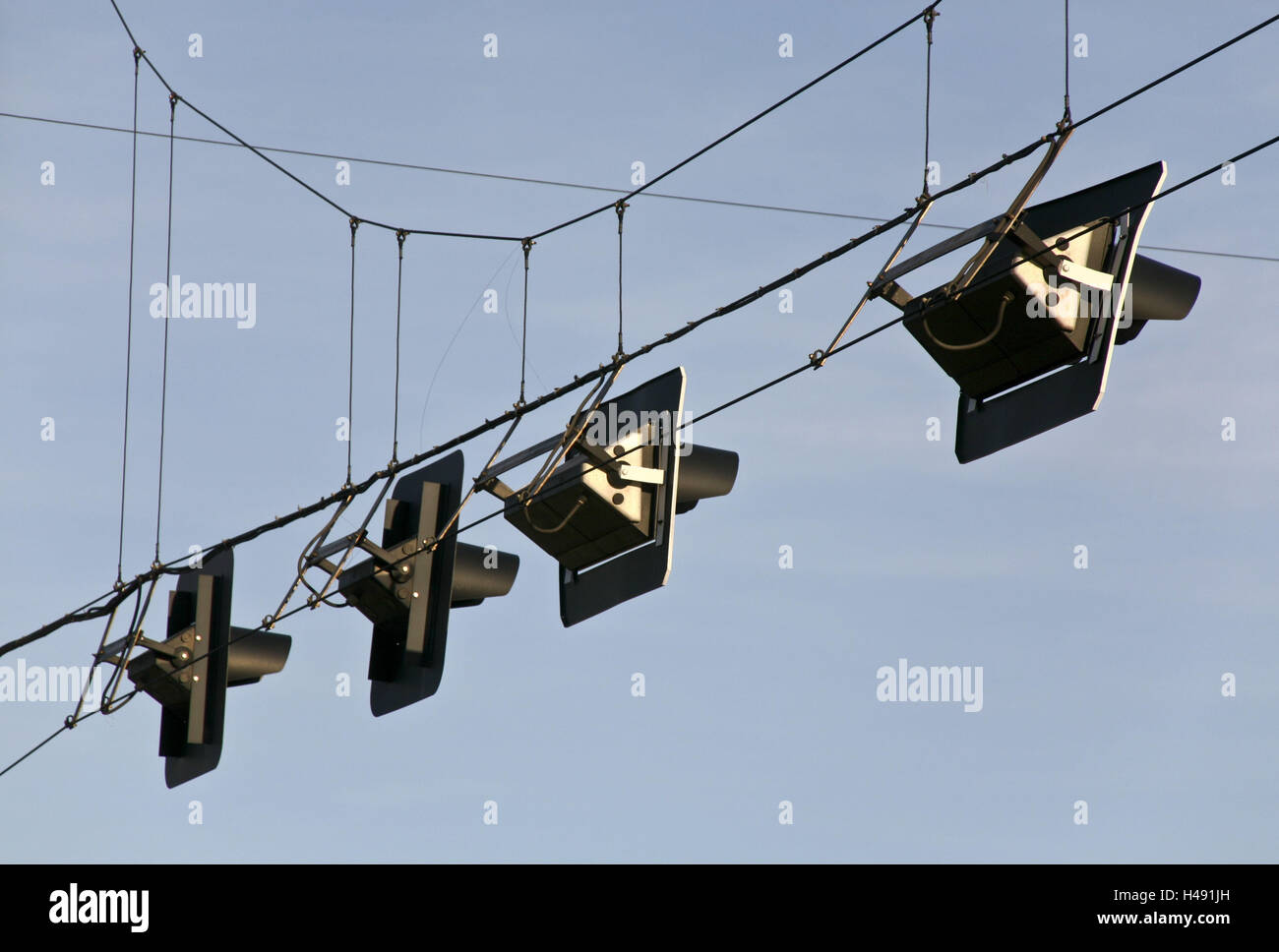 Germany, bridge, traffic signals Stock Photo - Alamy