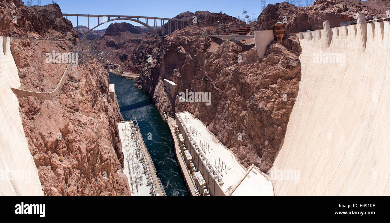 Panorama, USA, Hoover Dam Stock Photo - Alamy