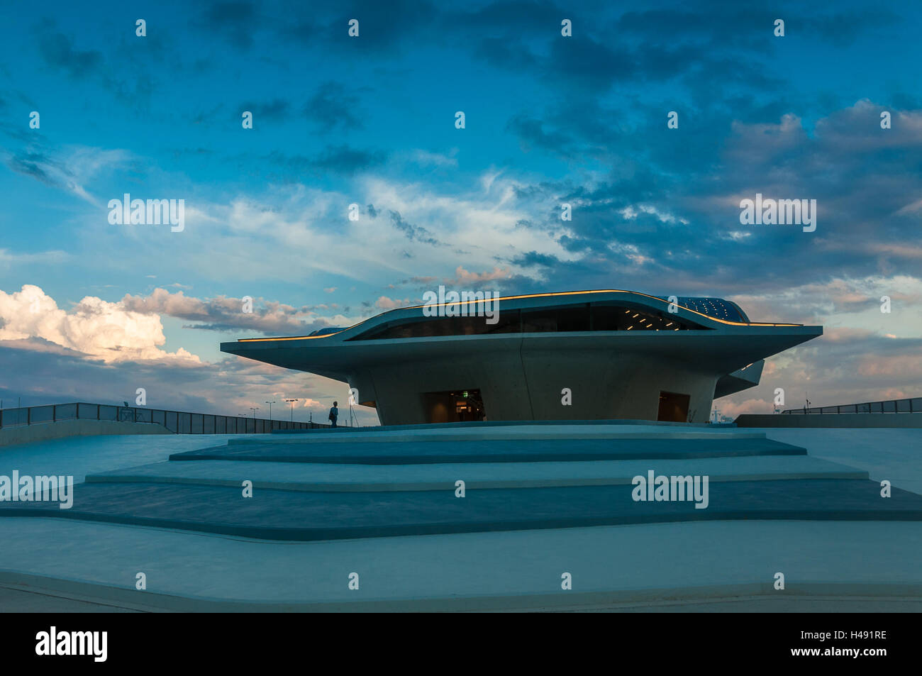 Salerno Maritime Terminal / Zaha Hadid Architects Stock Photo - Alamy